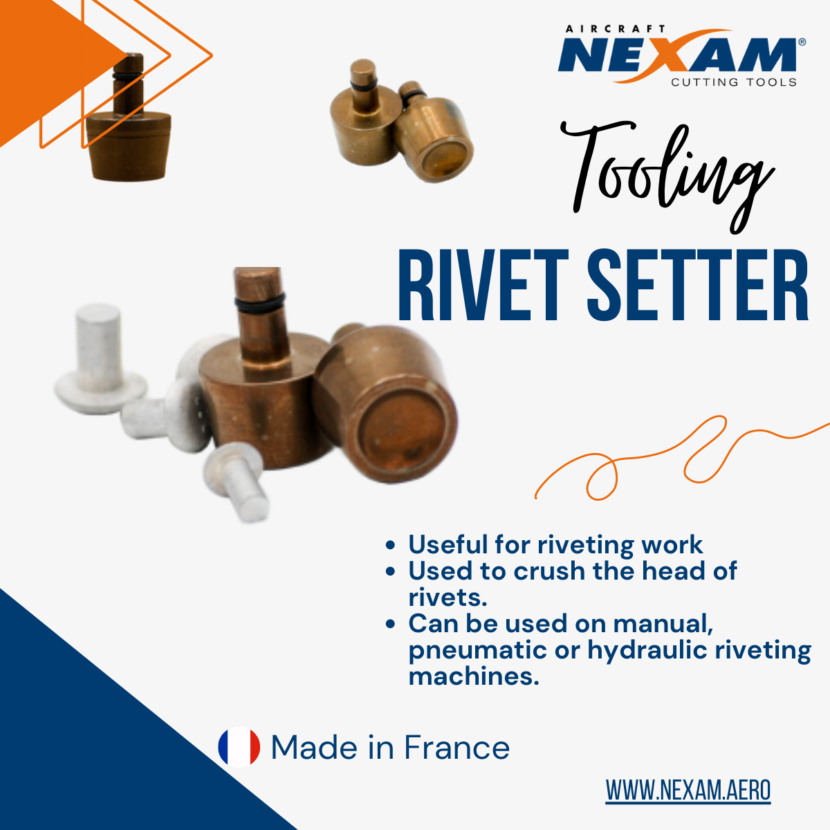 Rivet Setter - Nexam - Aircraft Cutting Tools